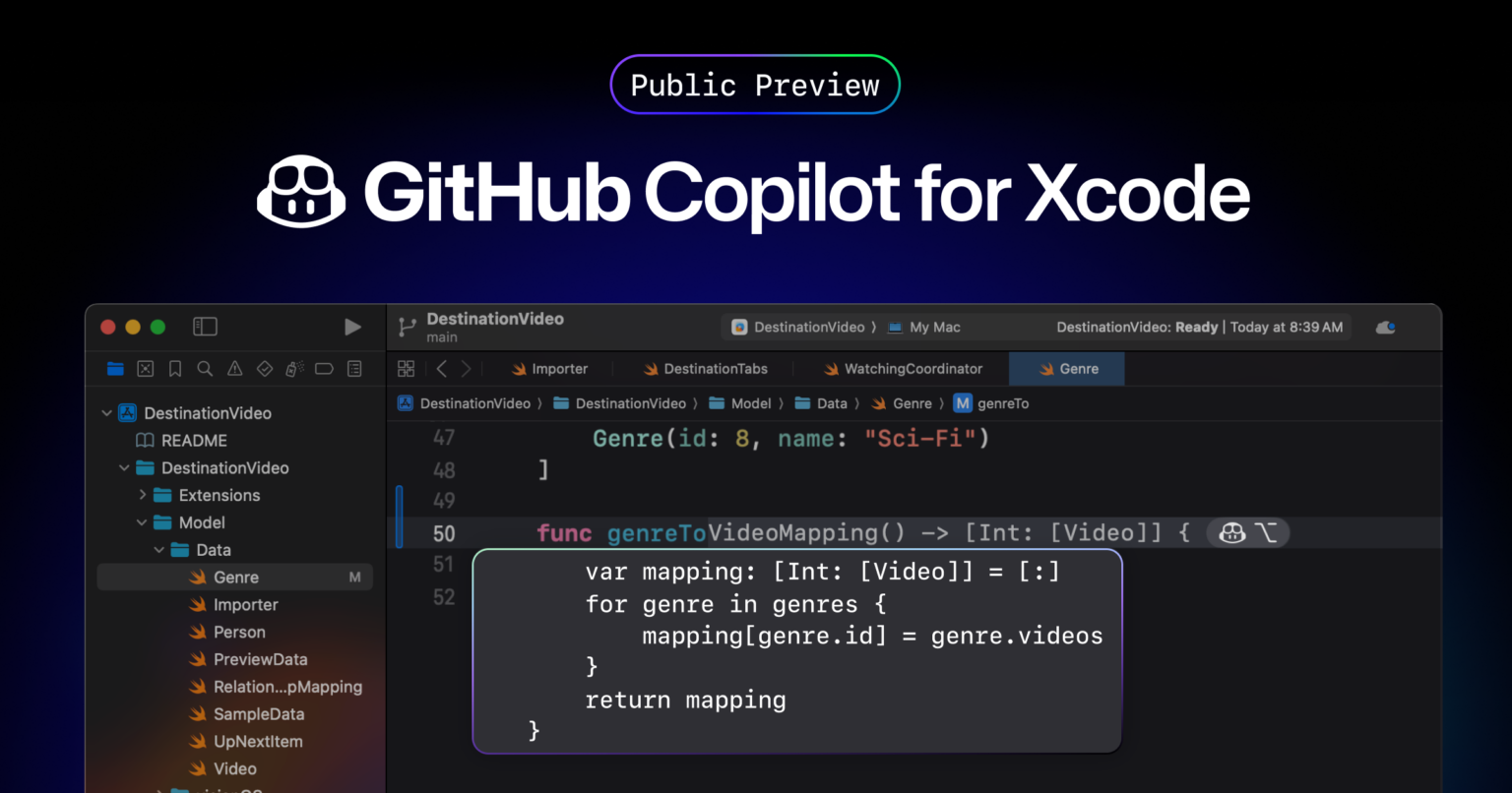 GitHub Copilot for XCode - Bit Foundry