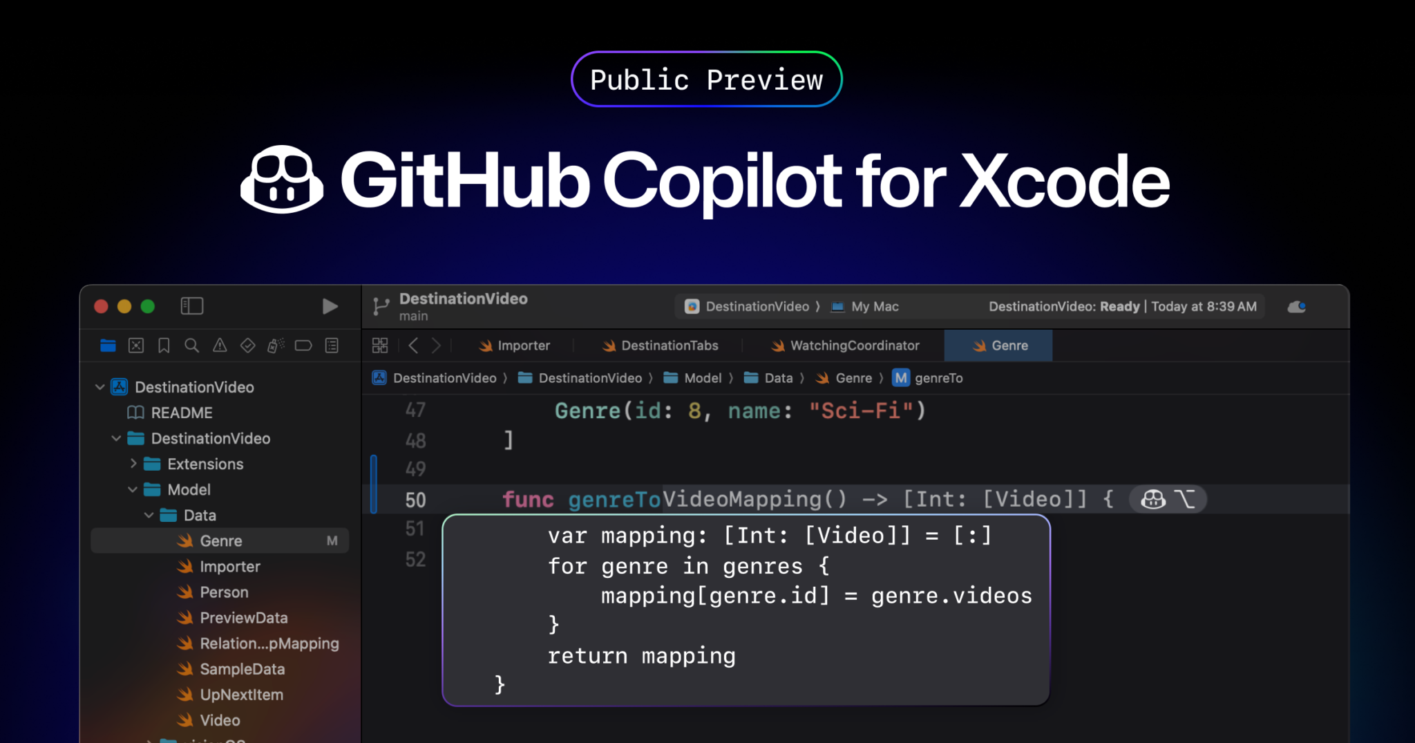 GitHub Copilot for XCode - Bit Foundry